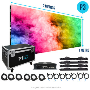 Painel de LED P1 - PAINEL DE LED INDOOR - AMBIENTES INTERNOS - Painel ...