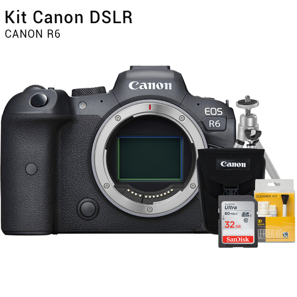 Canon R6 em Promoção - Monte seu kit Canon R6 | MTronic